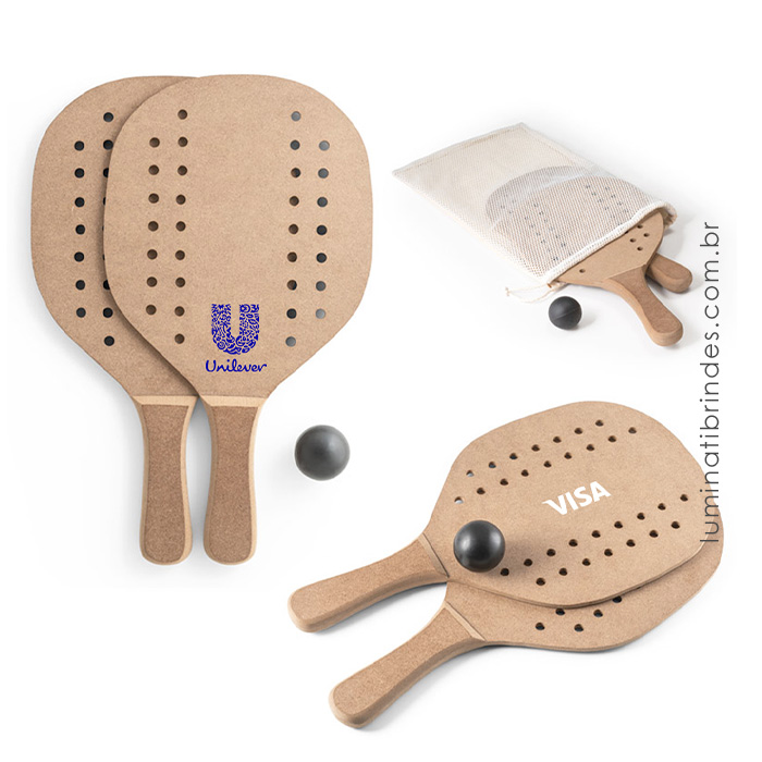 Kit de Raquetes Sollet em MDF