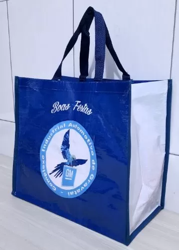 Sacola Retornável Ráfia Laminada